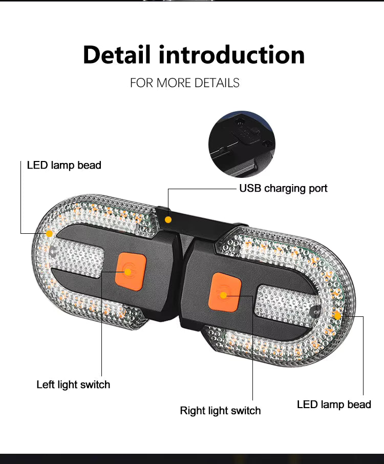 Bike Turn Signal Rear Light - USB Rechargeable Wireless | wEbike